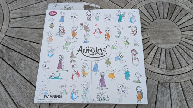 DISNEY STORE ANIMATORS Collection Princess Mini Doll Set 15 Figures ...