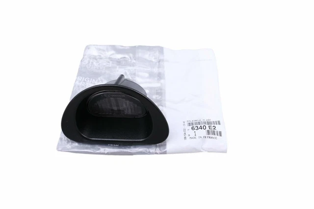 FEU DE PLAQUE d'Immatriculation d'Origine Citroen C1 Peugeot 107 6340E2 ...