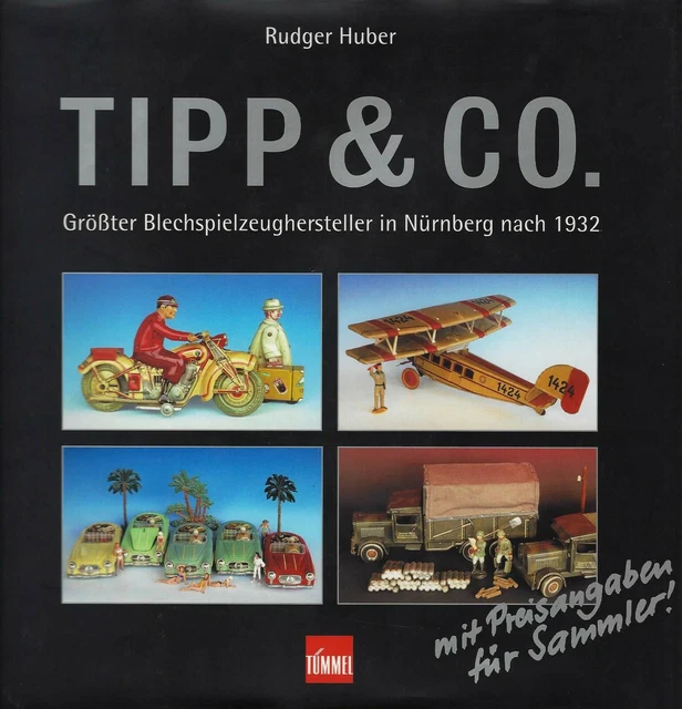 TIPPCO-BUCH VON RUDGER Huber.Tipp & Co Blechspielzeughersteller.S ...