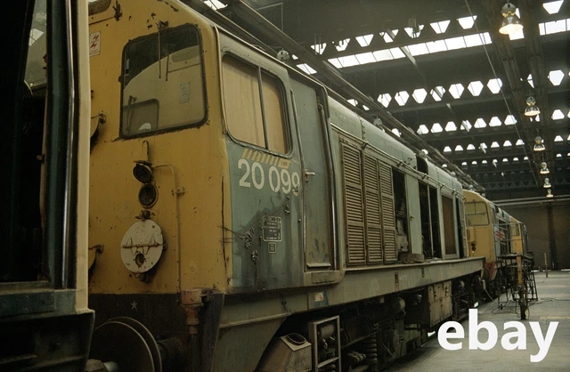 ORIGINAL 35MM COLOUR Railway Neg of Class 20 20099 at Toton TMD £1.25 ...