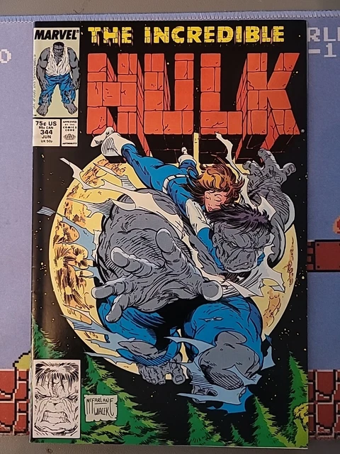 COUVERTURE INCREDIBLE HULK #344 (Marvel 1988) Todd McFarlane qualité ...