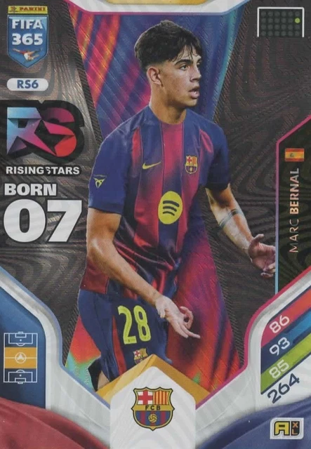 PANINI FIFA 365 2026 Rising Star RS 6 Marc Bernal FC Barcelona EUR 1,00 ...
