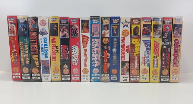 WWF / WWE VHS 17x Classic One Off Shows Set Wrestling Tape Bundle / Job ...