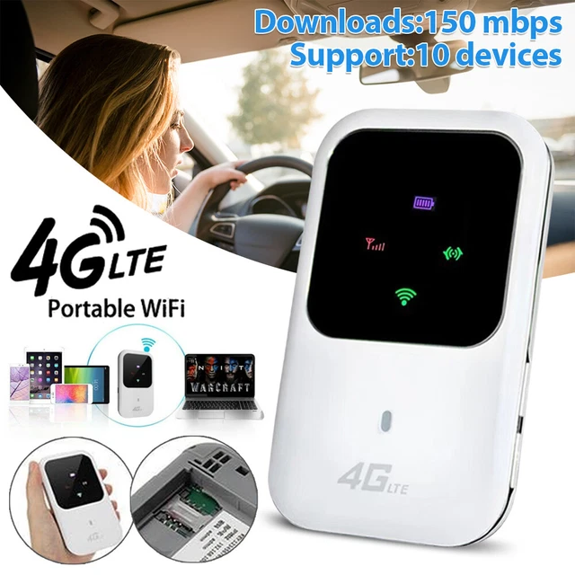 NEW 2023 4G LTE Mobile Broadband Wireless Router Hotspot SIM Unlocked ...