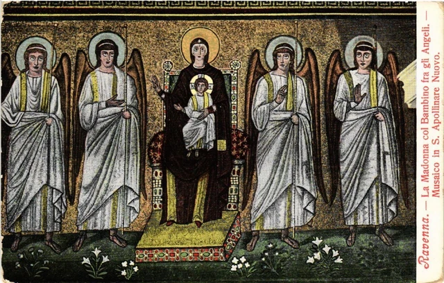 CPA RAVENNA LA Madonna col Bambino fra gli Angeli.. ITALY (449222) EUR ...