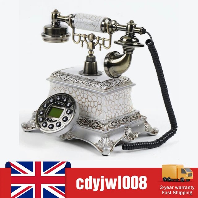 VINTAGE DESK DIAL Telephone Retro Classic Landline Phone Home Office ...