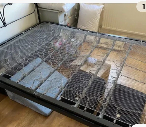 BED SPRINGS VICTORIAN Double Bed Frame With Springs Vintage £99.00 ...
