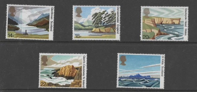 NATIONAL TRUST SCOTLAND 50th ANNI ROYAL MAIL SET OF MINT STAMPS (FREE P ...