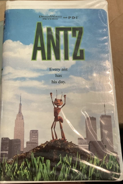 ANTZ VHS VIDEO Tape Dream Works Movie Clamshell Case 1999 Antz Gene ...
