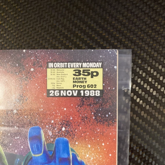 2000AD FEAT JUDGE Dredd Prog 602 26th November 1988 £1.92 - PicClick UK