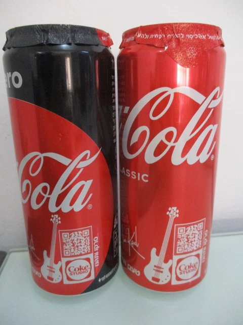 COCA COLA ISRAEL: Noa Kirel, Eurovision 2023, 2 x 330 ml empty cans ...