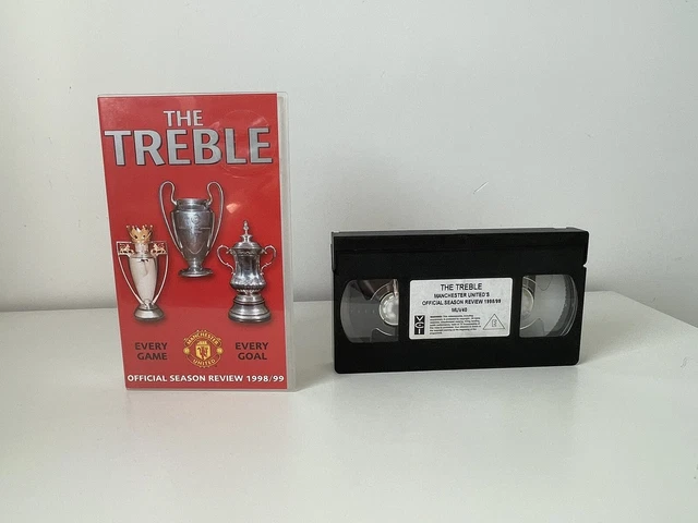 MANCHESTER UNITED - The Treble - Official Season Review 1998/99 (VHS ... MANCHESTER UNITED - The Treble - Official Season Review 1998/99 (VHS ...