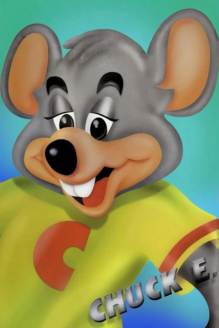 GIANT 24”X36” POSTER - CHUCK E. CHEESE £31.33 - PicClick UK