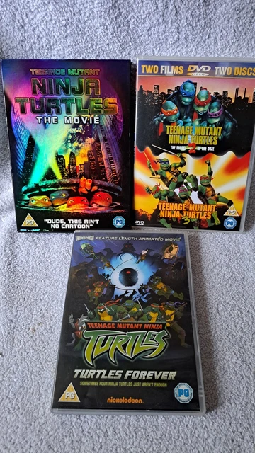 TEENAGE MUTANT NINJA Turtles: Movie Collection 1 -3+Turtles Forever ...