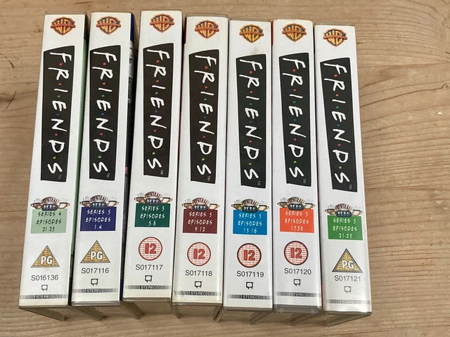 FRIENDS VHS TAPES bundle - 6 x series 5, 1 x series 4 - original £0.99 ...