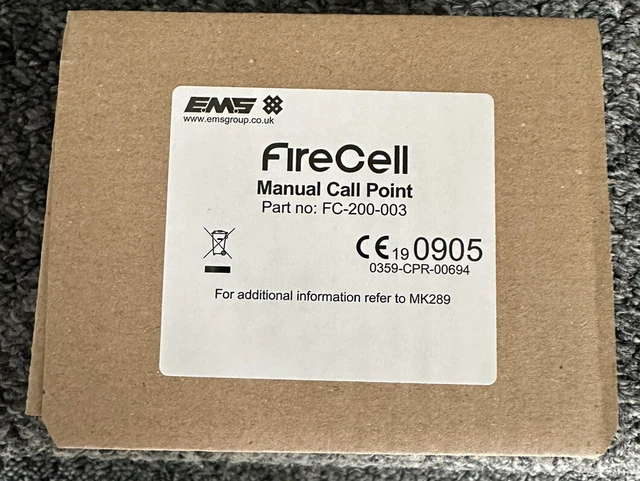 EMS FIRECELL WIRELESS Manual Call Point FC-200-003 £50.00 - PicClick UK