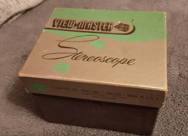 VINTAGE VIEWMASTER MODEL C STEREOSCOPE VIEWER 1950's RARE MADE IN USA ...