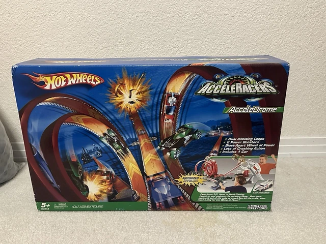 SEALED 2005 HOT Wheels Acceleracers AcceleDrome Track Set (Box Slightly ...