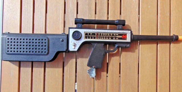 VINTAGE AGENT ZERO M Radio-Rifle by Mattel 1964-Secret Agent James Bond ...