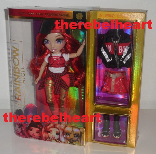 RAINBOW HIGH RUBY Anderson SERIES 1 MGA NRFB DOLL Luxury Outfits MIB ...