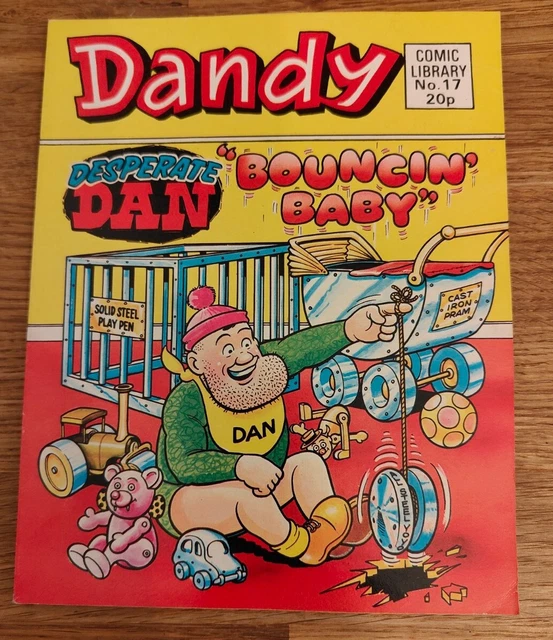COMIC - CLASSIC Dandy Comic Library No #17 Desperate Dan Bouncin Baby ...