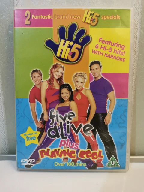 HI-5: FIVE ALIVE + Playing Cool DVD 6 Hits With Karaoke Over 100 ...
