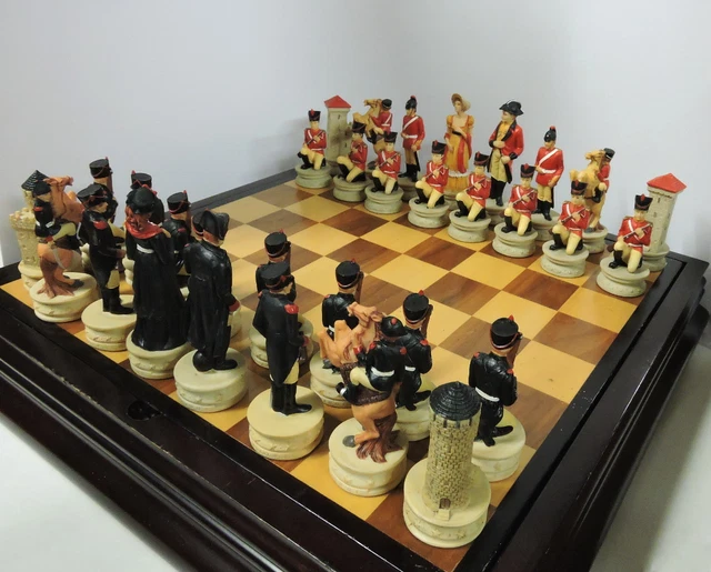 BATTLE OF WATERLOO Chess Piece Set - Handpainted $169.00 - PicClick CA