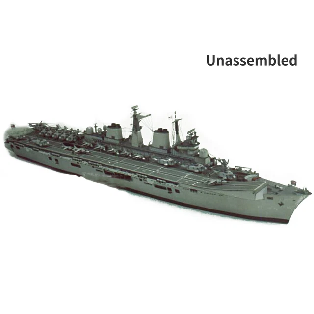 1:400 HMS INVINCIBLE (R05) Aircraft Carrier Paper Military Model ...