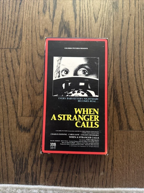WHEN A STRANGER Calls VHS Horror Charles Durning Carol Kane - Tested £5 ...