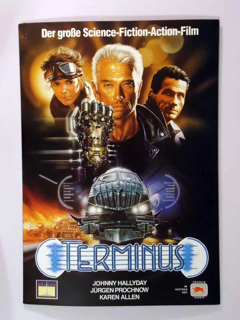 TERMINUS - JOHNNY Halliday - Jürgen Prochnow - Presseheft + 3 ...