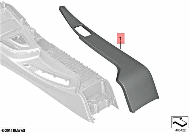 GENUINE BMW M3 M4 GTS F80 F82 F83 CS Front Middle Carbon Fiber Armrest ...