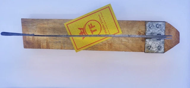 WOODEN VEGETABLE BOTI Fish Cutter Kathi Peeta Indian knife Kitchen ...