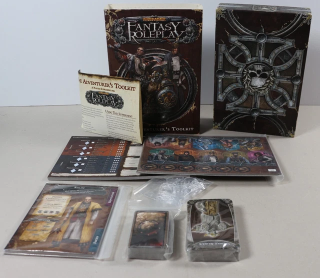 ADVENTURER'S TOOLKIT WARHAMMER Fantasy Roleplay Box Set Fantasy Flight ...