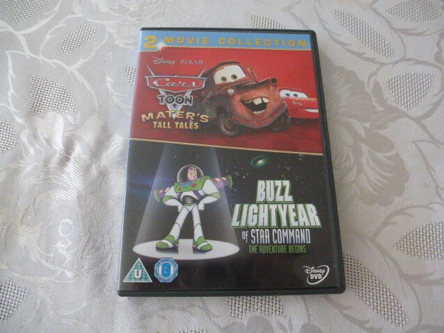 2 MOVIES CARS Toon Maters tall tale and Buzz lightyear of star command ...