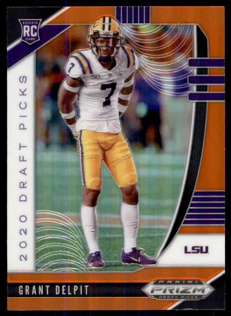 2020 PRIZM DRAFT Picks orange RC Grant Delpit LSU/Marron #153 EUR 1,43 ...