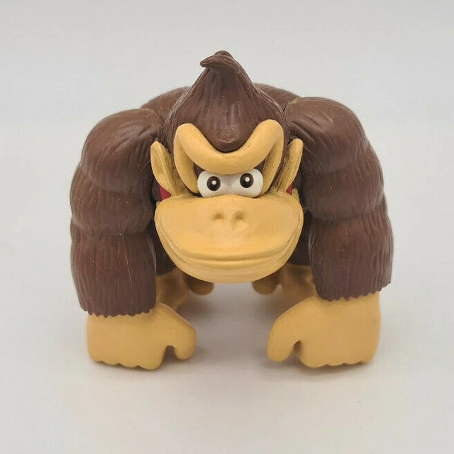 NINTENDO SUPER MARIO Bros DONKEY KONG Figure Wearing A Tie 3" Figure £ ...