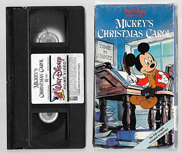 MICKEY'S CHRISTMAS CAROL - VHS, RARE 1983 Edition *FREE SHIPPING* £31. ...