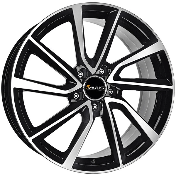 JANTES ROUES AVUS AC-518 POUR LAND ROVER 9x20 5x120 BLACK POLISHED UZ5 ...