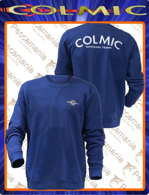 SWEAT OFFICIAL TEAM Colmic BLUE - coton TG M EUR 28,00 - PicClick FR