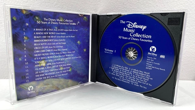 THE DISNEY MUSIC Collection 50 Years Vol 1 (CD) Disc Columbia House ...