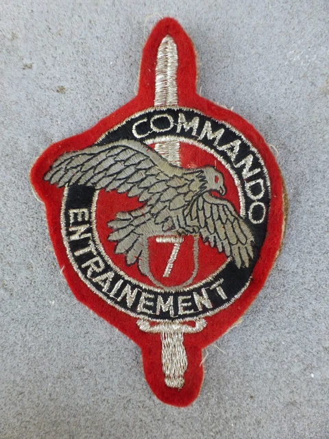 INSIGNE TISSU COMMANDO CENTRE ENTRAINEMENT N°7. French badge £8.79 ...