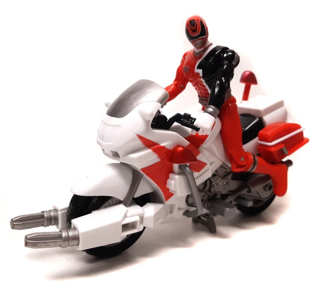 MIGHTY MORPHIN POWER Rangers SPD SPACE POLICE RED toy action figure ...