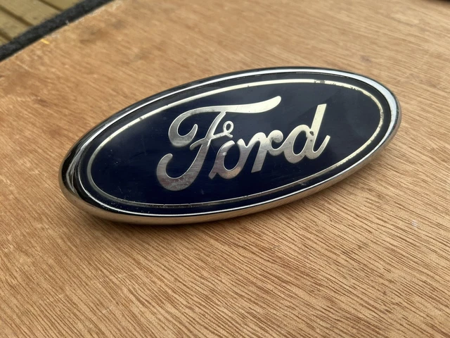 FORD TRANSIT MK6 Bonnet Rear Door Badge Genuine MK7 145mm x 58mm 3 Pin ...