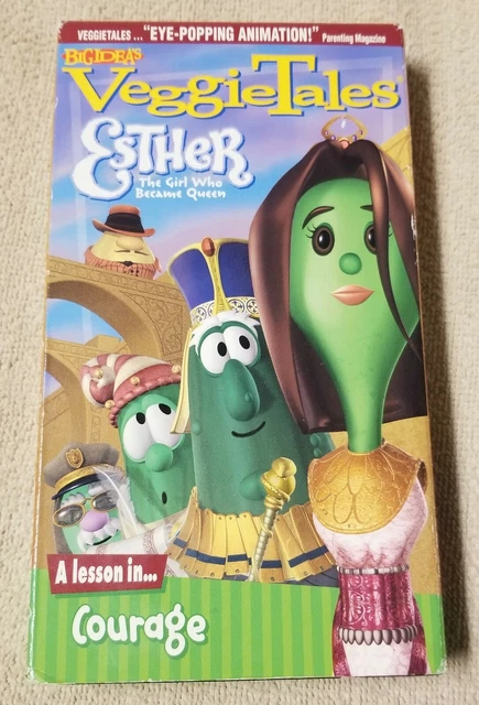 VEGGIETALES ESTHER THE Girl Who Became Queen VHS Video Tape Christian ...