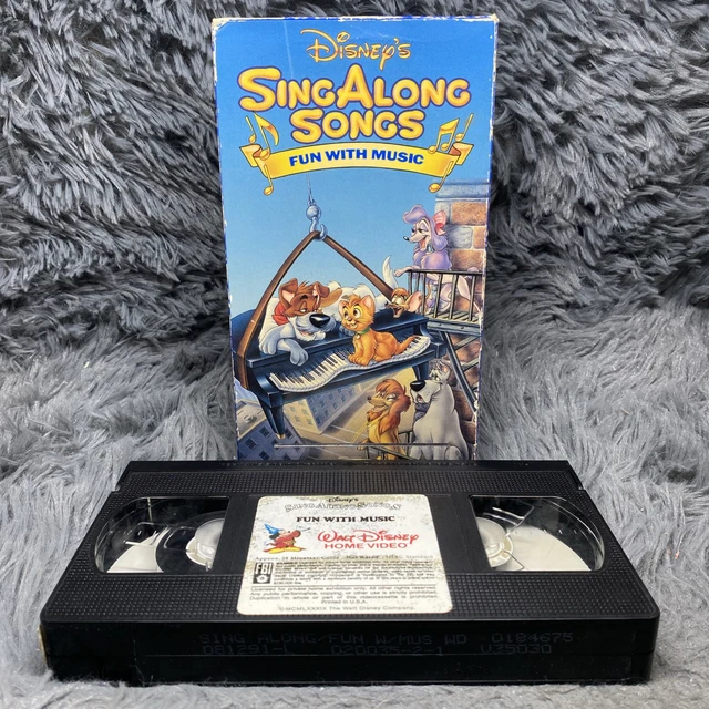 DISNEYS SING ALONG Songs - Fun With Music VHS Tape 1993 Volume 5 Kids Show Film £27.01 - PicClick UK