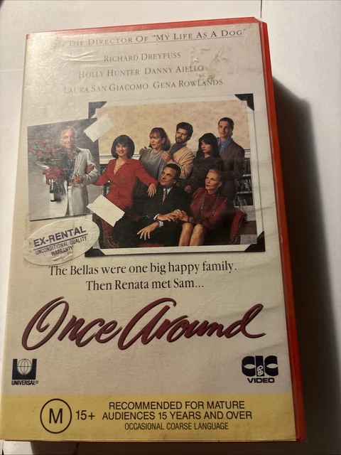 ONCE AROUND M15+ Ex Rental VHS $70.00 - PicClick AU