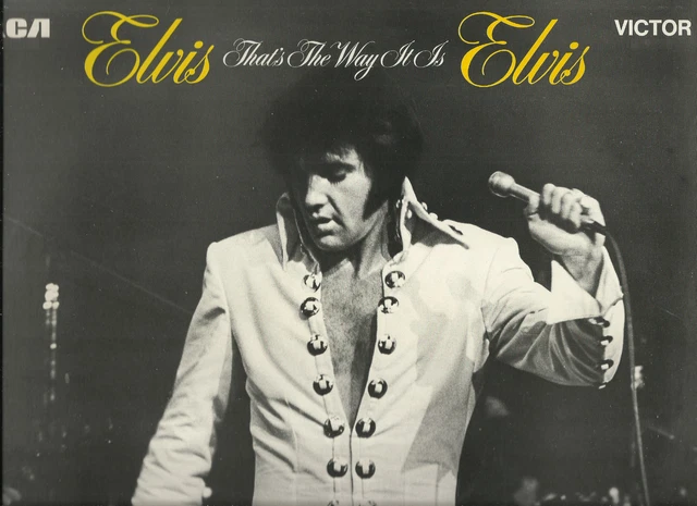 ELVIS PRESLEY THATS the way it is 1971 LP vinyl album RCA £6.95 ...