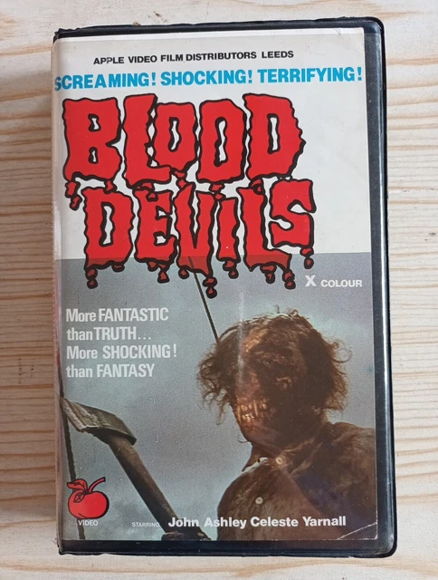 BLOOD DEVILS VHS Pre Cert Video Apple Lable Tested £65.00 - PicClick UK