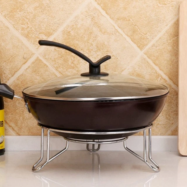 ISOLÉ POT STAND Wok Soutien Anneau Wok En Acier Inoxydable Stand EUR 18 ...