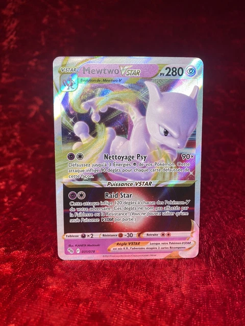 CARTE POKÉMON - Mewtwo Vstar 031/078 - EB10.5 Pokemon GO - FR NEUF EUR 10,00 - PicClick FR
